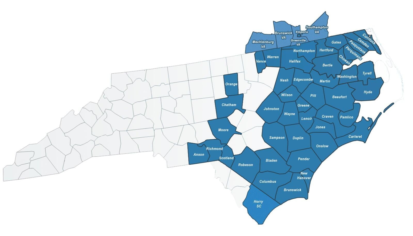 Coverage Map - NCRMLS2